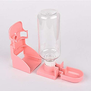 YChoice365 Rabbit Water Bottle, 500ML No Leak Automatic Rabbit Feeder Hanging Water Dispenser, Pet Drinking Fountain, Removable Cat Drinker Feeder for Rabbits Hamsters Cats Puppies