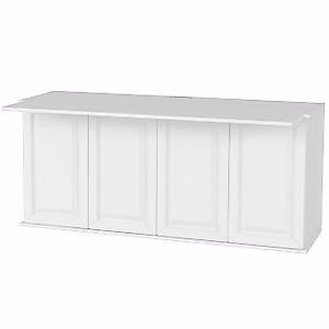 Orion Console Bed with Desk | Murphy Cabinet Bed Queen with Mattress Perfect for Home Office Guest Bed | Multipurpose Space-Saving Furniture (White)