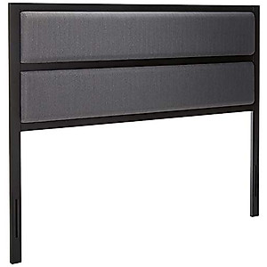 Zinus Jessica Modern Studio Upholstered Metal Headboard, Queen