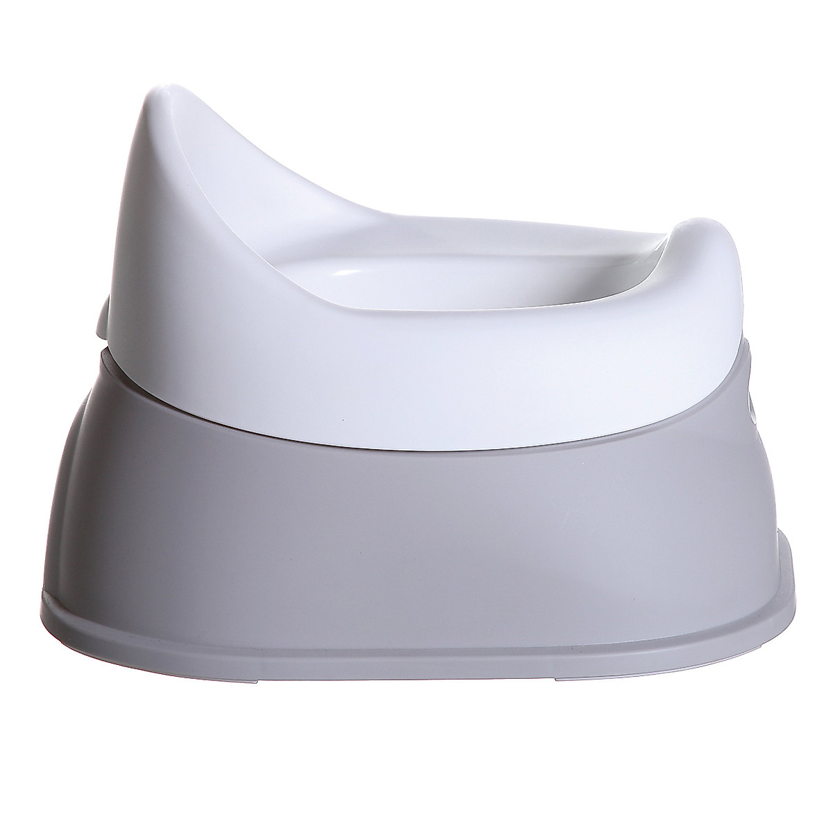 Dreambaby EZY-Potty Toilet Trainer Seat - with Splash Guard & Removable Bowl - Grey - Model L695