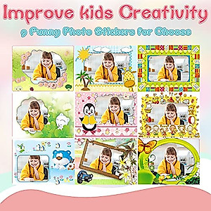 Instant Print Camera for Kids, Zero Ink Kids Camera with 3 Rolls Print Paper 1080P Kids Digital Camera 1600 mAh 32GB SD Card Toy Gifts for Birthday Christmas Holiday Children's Day (Blue)