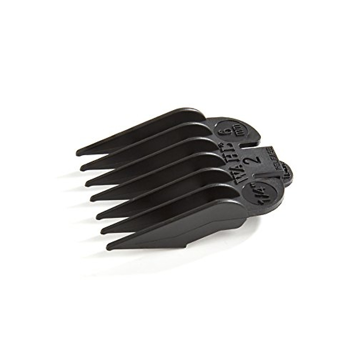 Wahl Professional #2 Guide Comb Attachment 1/4" (6.0mm) - 3124-001 – Great for Professional Stylists and Barbers - Black