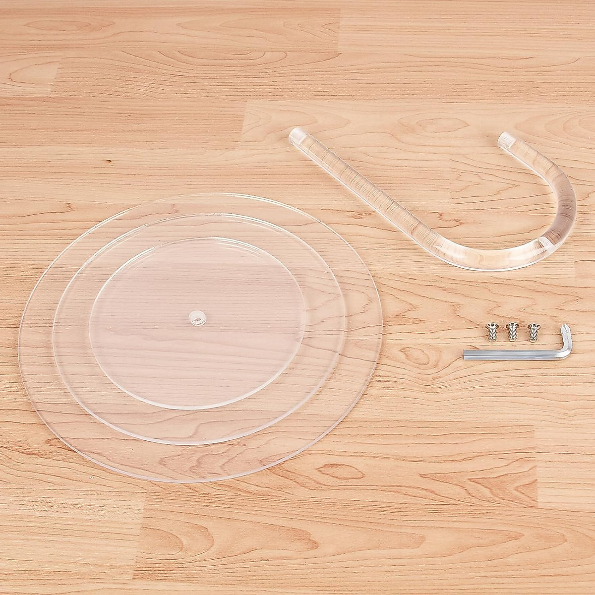 2 Tier Cupcake Stand, Stylish Clear J Shaped Cup Cake Display Stand, Acrylic Cupcake Holder Pastry Tower Dessert Tray for Christmas Birthday Baby Shower Wedding Tea Party