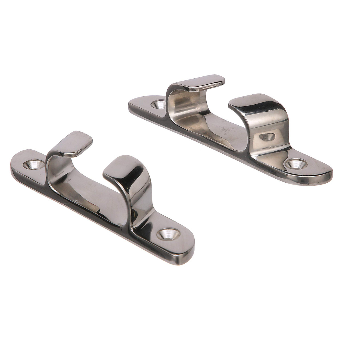 Seachoice 316 Stainless Steel Bow Chocks, 4-3/4 in. Long, Accepts Up to 5/8 in. Line, One Size, Pack of 2