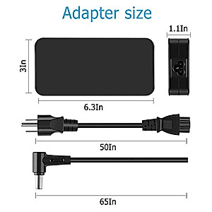 180W AC Charger Compatible with Asus A20-180P1A TUF FX566IV FX506IH FX506II FX506IU FX506IV FA706 FA706IU TUF706 FX766IU TUF766 ROG Zephyrus G14 GA401QE GA401QM Laptop Power Supply Cord