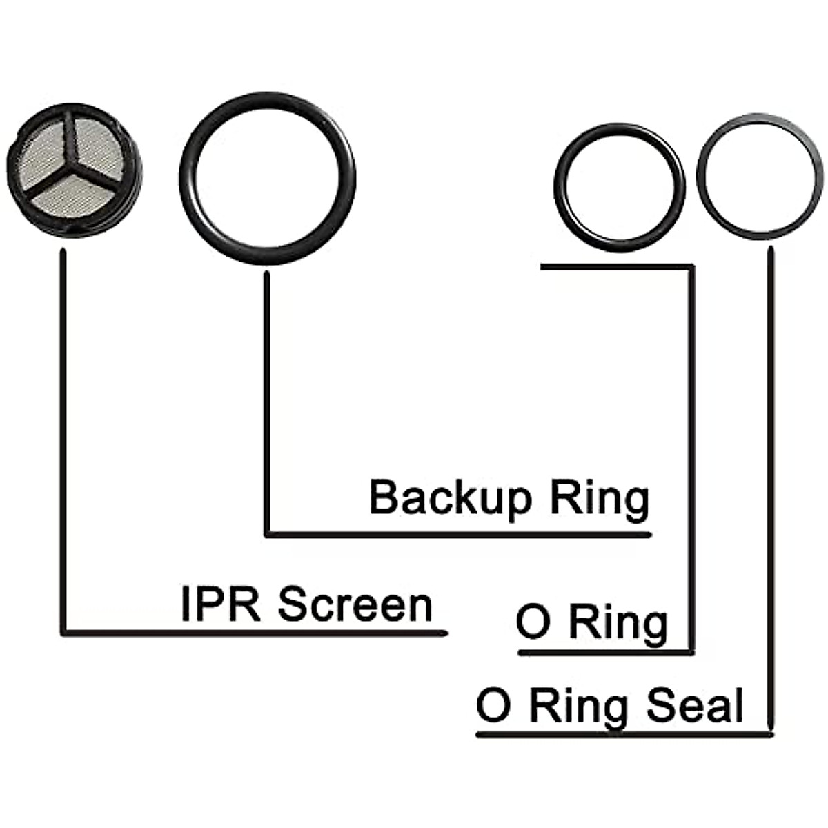 Injector Pressure Regulator Valve Socket Removal Tool and Seal Kit 6.0 IPR Valve Socket with Seal Kit Compatible with 2003-2010 Ford 6.0L Powerstroke Excursion F250 F350 F450 F550 E350 E450