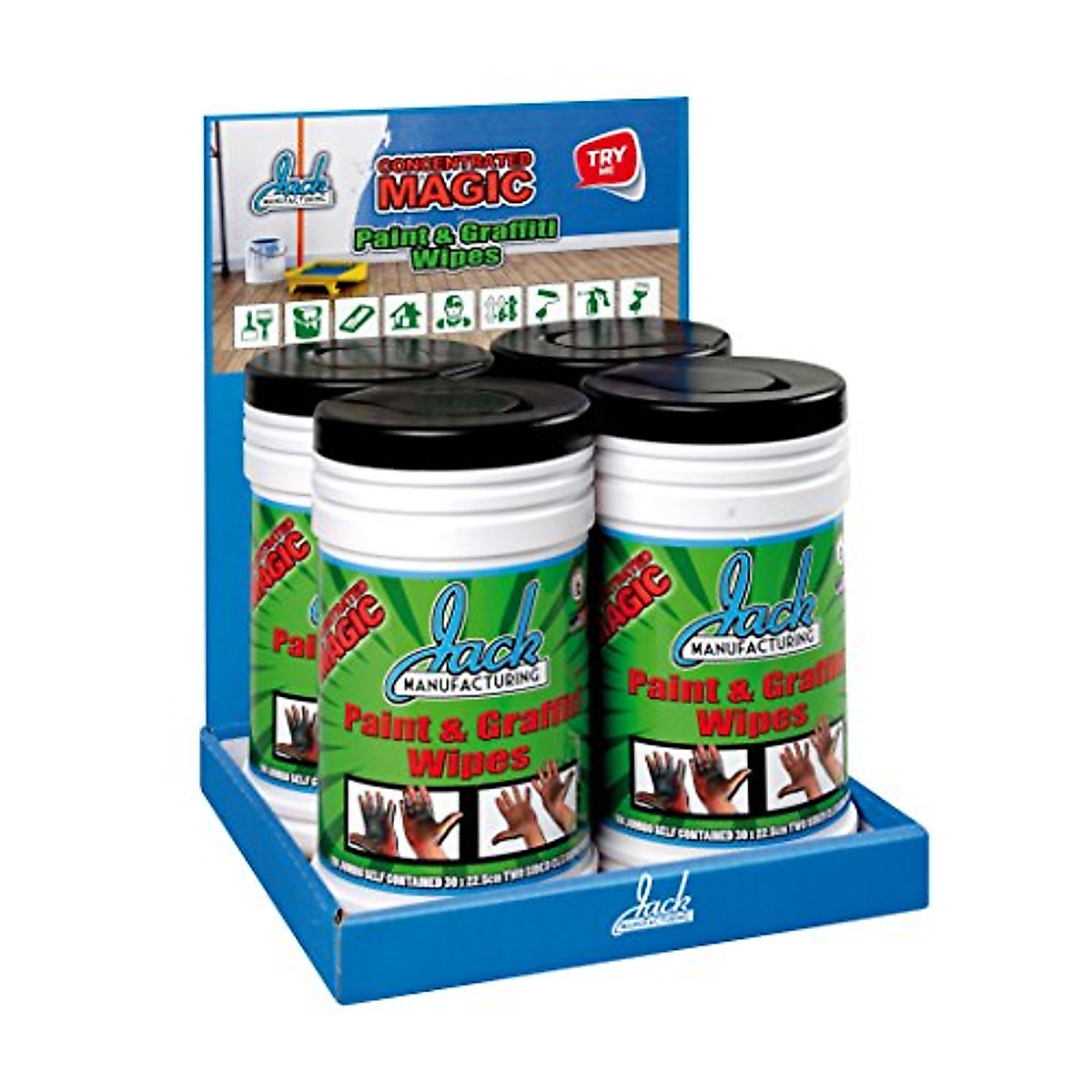 JACK MFG LLC 211584 25 Count Paint Remover Wipes