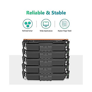 069 Toner Cartridge Replacement for Canon 069H for imageCLASS MF753Cdw MF751Cdw LBP674Cdw Printer ( 5 Pack )