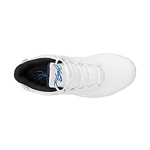 Men's Jordan Max Aura 4 (White UNI Blue Black, us_Footwear_Size_System, Adult, Men, Numeric, Medium, Numeric_9)
