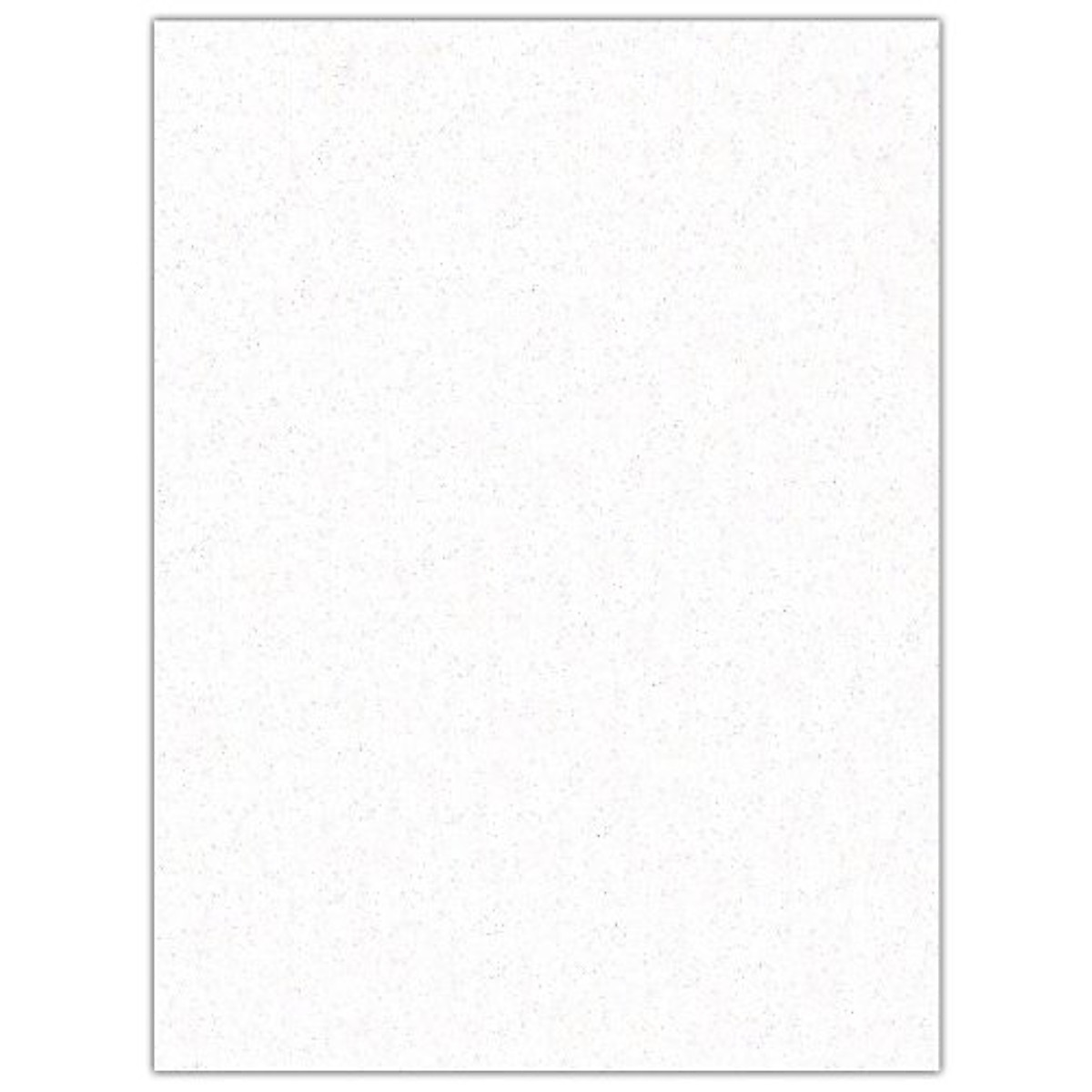 Kunin Eco-fi Glitter Friendlyfelt-Stiffened, 9-Inch by 12-Inch, White (Pack of 12)