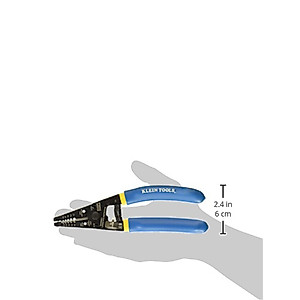 Klein Tools 11055 Wire Cutter and Wire Stripper, Stranded Wire Cutter, Solid Wire Cutter, Cuts Copper Wire