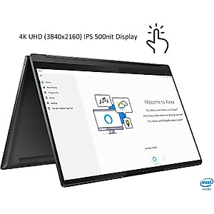 Lenovo Yoga 9i 2-in-1 Laptop, 14" 4K UHD (3840x2160) IPS 500nits HDR Touch Display, Intel Evo i7-1185G7, Intel Iris Xe Graphics, Thunderbolt 4, Fingerprint, Wi-Fi 6, Pen (16GB RAM | 1TB PCIe SSD)