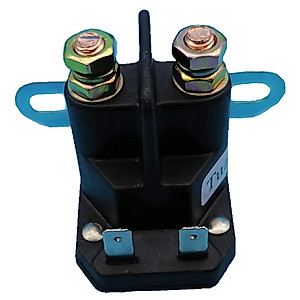 Tuzliufi Starter Solenoid Relay Compatible with 725-04439 725-04439A AM130365 AM132990 AM133094 AM138068 AM138497 GY00185 247288852 PGT9000 247203701 247374880 247889980 247889981 12V 4 Terminals Z403
