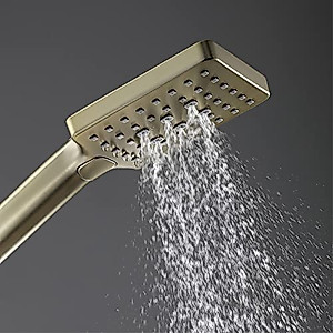 HAUSELIEBE Handheld Shower, Wall Mount Bathroom Handheld Showerheads ABS Hand Held Shower Head Combo with Hose