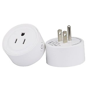 Alexa Smart Plug,2.4G Wi-Fi Outlet Socket Work with Alexa and Google Home,Mini Smart Plug Voice Remote Control Timer Device Sharing (2 Pack)
