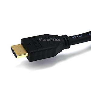 Monoprice 6ft 28AWG High Speed HDMI to DVI Adapter Cable w / Ferrite Cores - Black