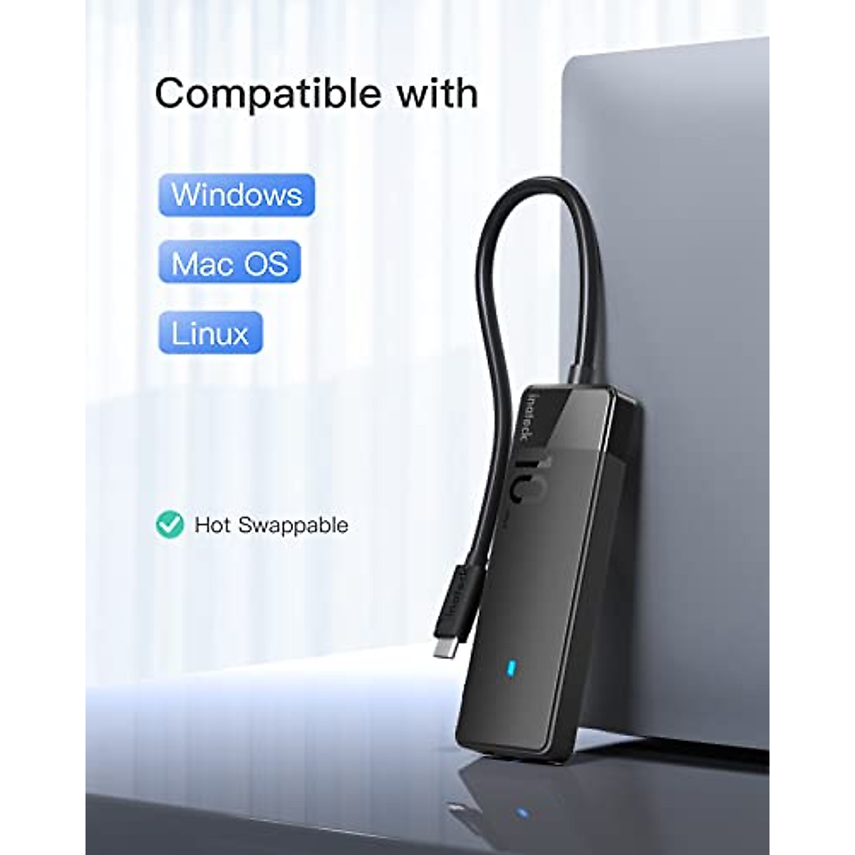 Inateck USB 3.2 Gen 2 Speed, USB C to USB Hub with 4 USB A Ports, HB2025