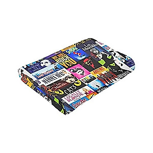 Broadway Musical Collage Blanket Cute Anime Fleece Throw Blankets and Throws for Couch Bed Sofa Office Ultra Soft Lightweight Plush Cozy Warm Flannel Blanket 60"X50"
