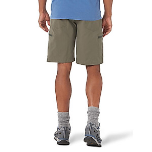 Wrangler Authentics Men's Performance Comfort Flex Cargo Short, Earth Green, 42