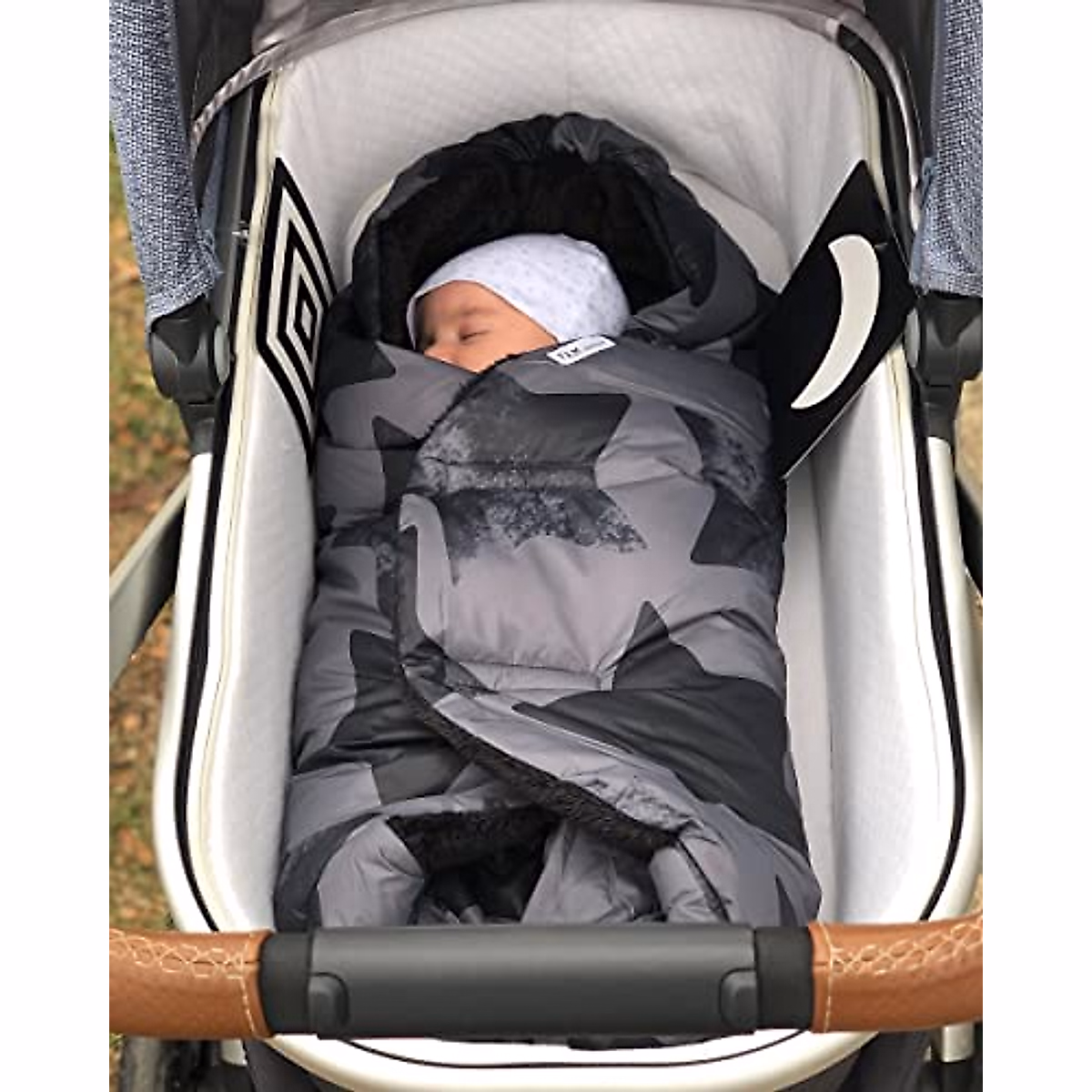 7AM Baby Car Seat Blanket - Multifunctional Car Seat Cover for Baby Boy & Girl, Winter Stroller & Car Seat Swaddle Blankets for Babies, Micro-Fleece & Plush Lined Warm Carseat Cover | Nido (6-18M)