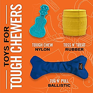 BULLYMAKE Nylon Steak Chew Toy For Dogs | Durable Dog Toy for Aggressive Chewers | Made in USA