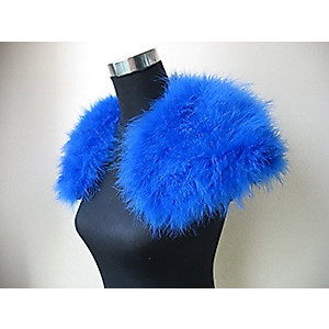 Real Ostrich Feather Bridal Shawl Cape Fluffy Wedding Party Only Fit Less Than 40cm Shoulder Width