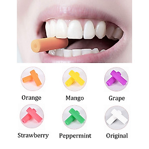 KISEER 24 Pcs Colorful Orthodontic Aligner Chewies for Aligner Chompers Aligner Trays Seaters, 6 Color