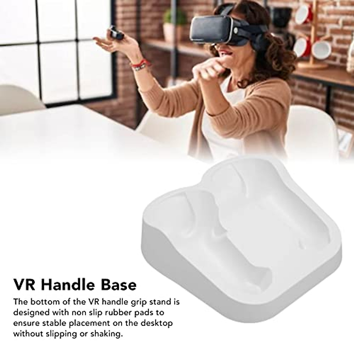 VR Handle Base Anti Slip VR Controller Desktop Mount Station VR Controller Holder for Pico 4