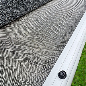 Best Gutter Guard, Period! Aluminum Micro-Mesh Gutter Guard, Leaf Soldier Vigilant DIY Gutter Cover That fits Any roof or Gutter Type fits a 6" Gutter, 100ft, 5Oft, 23ft (100ft)