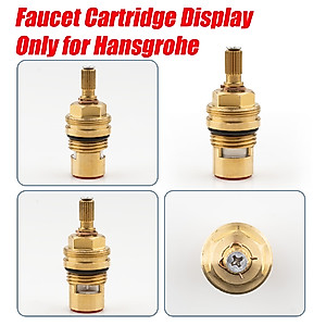 LIBERFLOW Faucet Cartridge for Hansgrohe Kitchen Faucet Parts,Compatible with 94009000 Hot Cartridge Widespread Faucet Valve