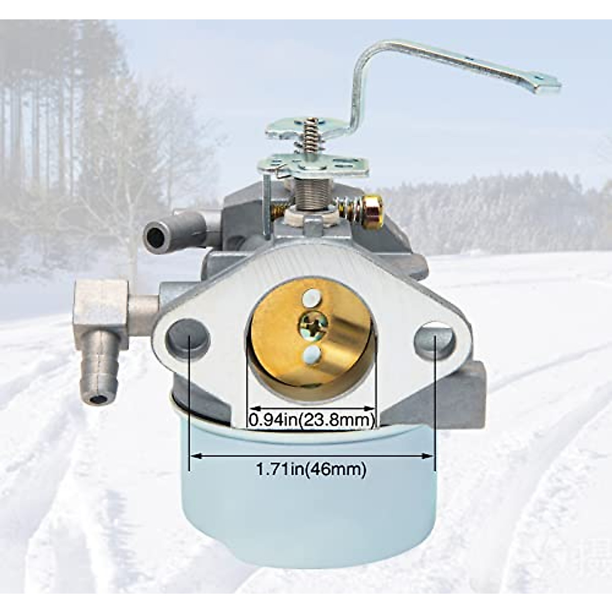 NOTETOUPT 640152 Carburetor for Tecumseh HM80 HM90 HM100 8HP 10HP Engine Snow Blower Mower 5000w Generator 640152 640152A 640023 640260 640260A 640260B 640051 640140-10 HP Carburetor