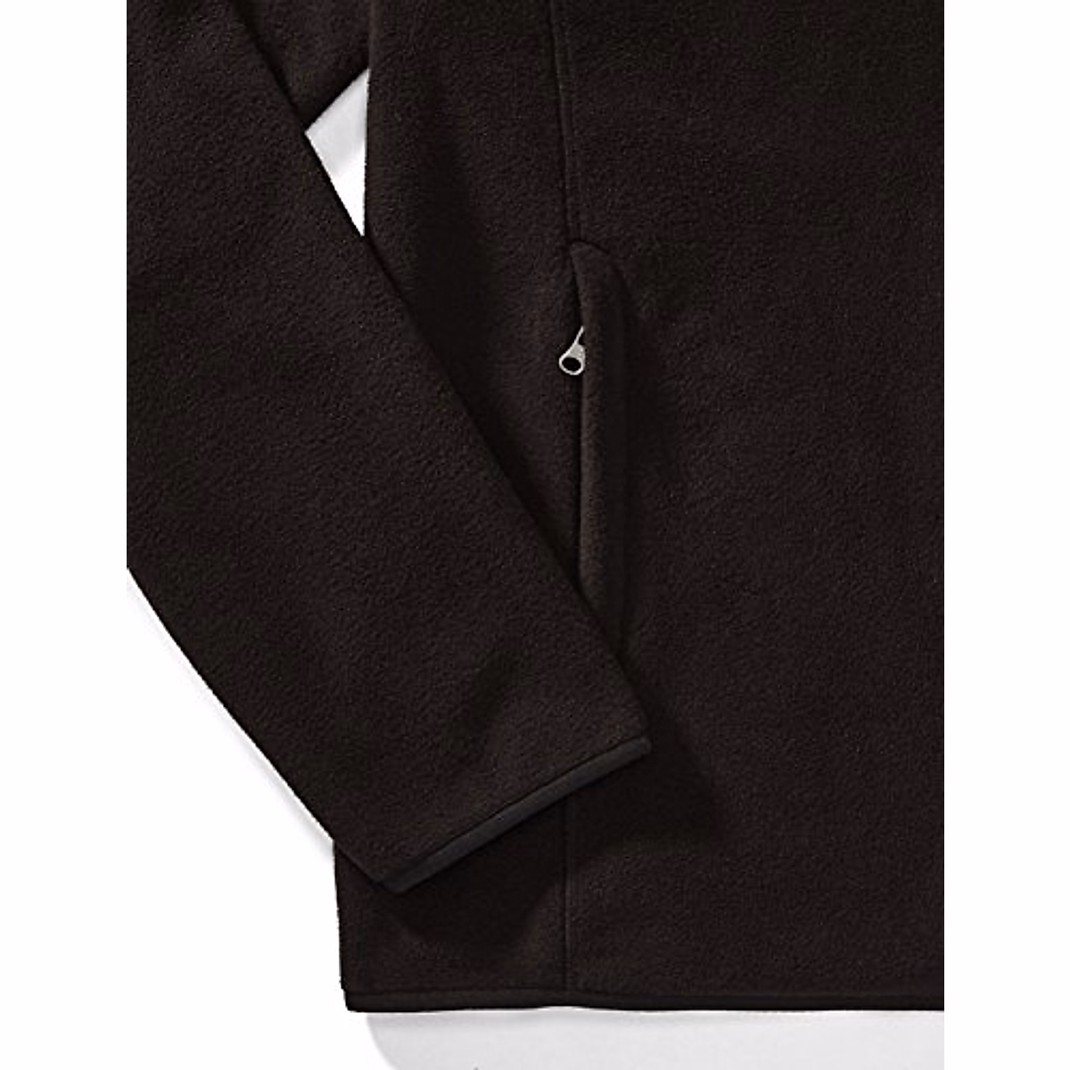 Amazon Essentials Men's Full-Zip Polar Fleece Jacket (Available in Big & Tall), Black, Medium