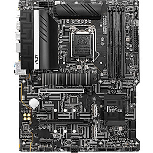 MSI Z590-A PRO ProSeries Computer Gaming Motherboard (ATX, 11th/10th Gen Intel Core, LGA 1200 Socket, DDR4, PCIe 4, M.2 Slots, USB 3.2 Gen 2, 2.5G LAN, DP/HDMI) Intel PC Motherboards (Renewed)