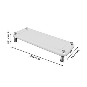 jerss Diatomaceous Earth Sink Tray Hotel for Organizer with Bathroom Washing Table Riser for Holder for Cup for Holder Diatomaceous Earth Under Sink Organizers (White)