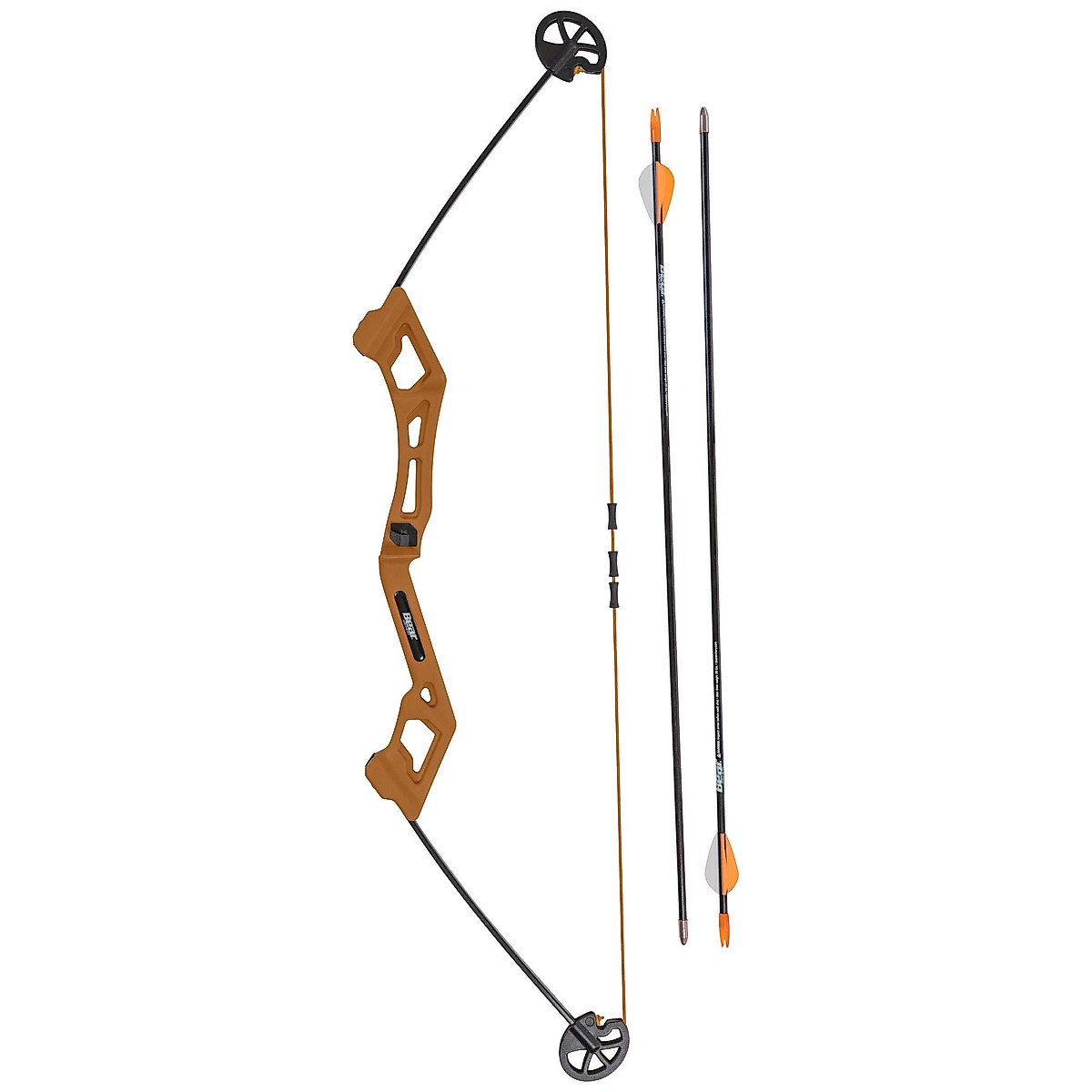 Bear Archery Valiant Bow Set for Youth, Right Hand, Flo Orange