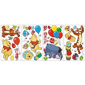 Roommates Rmk1498Scs Pooh And Friends Peel & Stick Wall Decal Color: Pooh & Friends NewBorn, Kid, Child, Childern, Infant, Baby