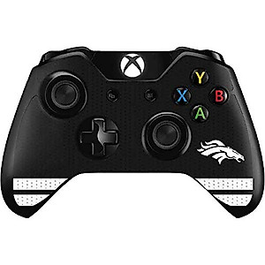 Skinit Decal Gaming Skin Compatible with Xbox One Controller - Officially Licensed NFL Denver Broncos Shutout Design