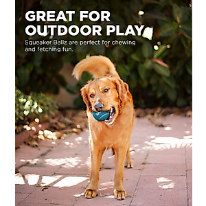 Outward Hound Squeaker Ballz Fetch Dog Toy, Small, 8- Pack