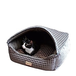 Armarkat 24" Bronze & Silver 2016 Cat Bed,18''Lx24''Wx13''H,C34HHG/SH
