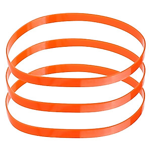 Urethane Band Saw Tires 6" Inch x 3/8" Inch x.095" FOR 3-wheel 10" Craftsman Band Saw Replacement Models: 133.24451 113.244512 & 113.244513 (3-Pack)