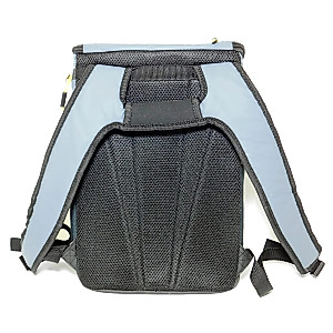 Arctic Zone Backpack Cooler 24 Can + Ice Holder, Black/Blue