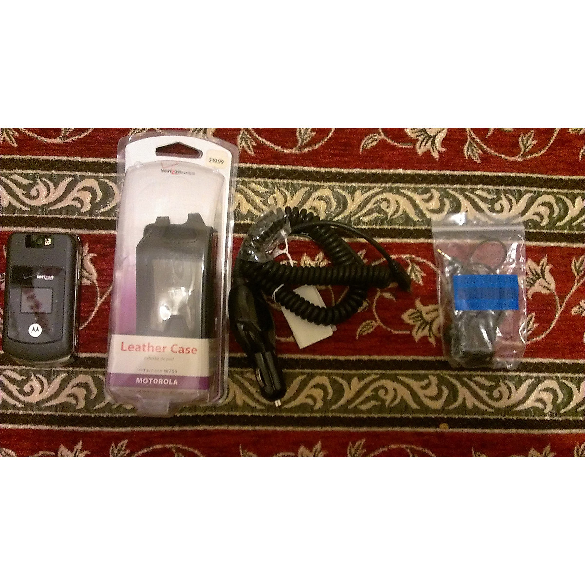 Motorola w755 Phone, Black (Verizon Wireless, Phone Only, No Service)