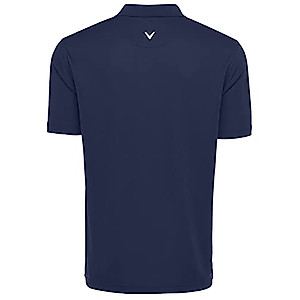 Callaway Men's Short Sleeve Core Performance Golf Polo Shirt with Sun Protection (Size Small-4X Big & Tall), Peacoat, 3X-Large