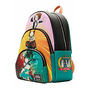 Loungefly My Hero Academia Triple Pocket Scene Mini Backpack