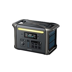 Anker SOLIX F1500 Portable Power Station, 1800W Solar Generator, PowerHouse Design, 1536Wh Battery Generators for Home Use, LiFePO4 Power Station for Outdoor Camping and RVs (Solar Panel Optional)