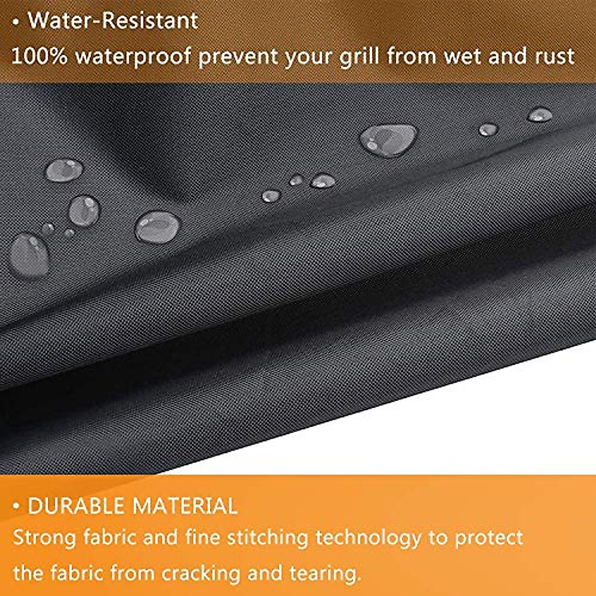 Nomiou Grill Cover for George Foreman GGR50B and Weber Jumbo Joe Charcoal Grill 18" Indoor and Outdoor Electric Grill, Easy Take Off Handle Design