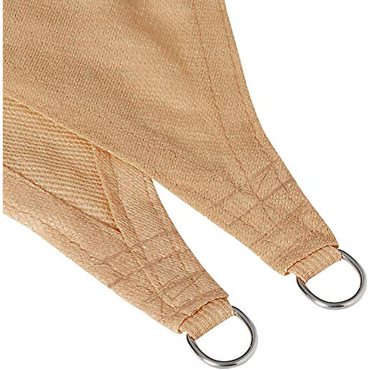 E.share Square 20ft X 20ft Sun Shade Sail Uv Top Canopy Patio Lawn Square Desert Sand UV Block for Outdoor Facility and Activities for Patio Backyard