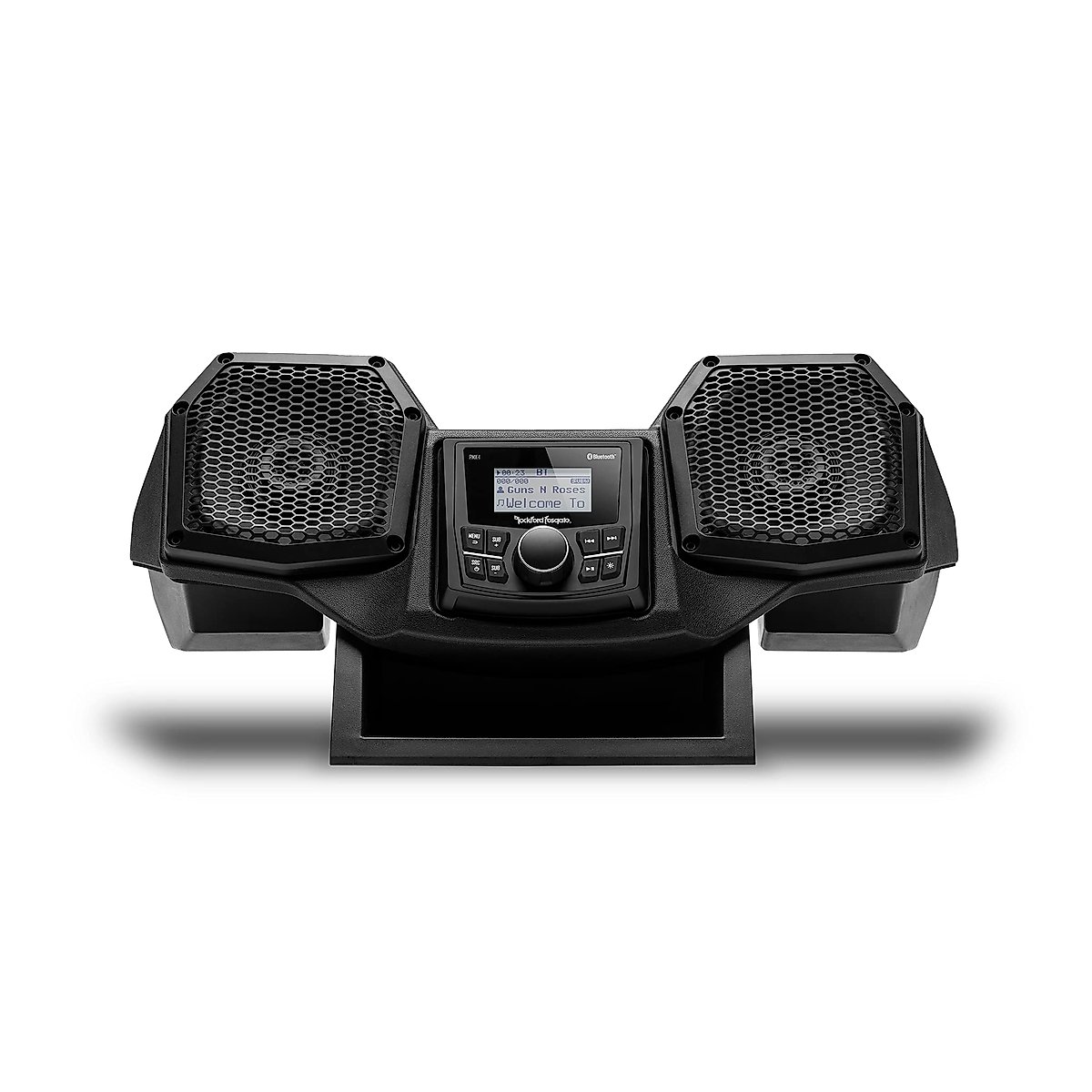 Rockford Fosgate RNGR18-STG1 Audio Kit: All-in-One Dash Housing Pre-Installed with PMX-1 Receiver and 5.25" Speakers for Select Polaris Ranger Models (2018-2022)