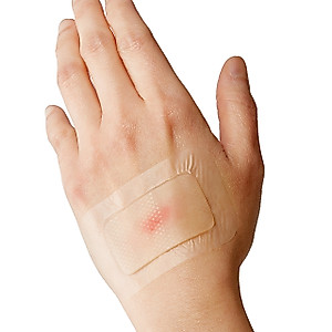 Curad Soothe and Cool Clear Gel Bandages, Assorted, Clear, 8/Box