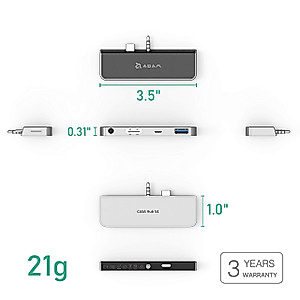 CASA HUB S4 USB-C 3.1 4 Port Hub for Microsoft Surface Go